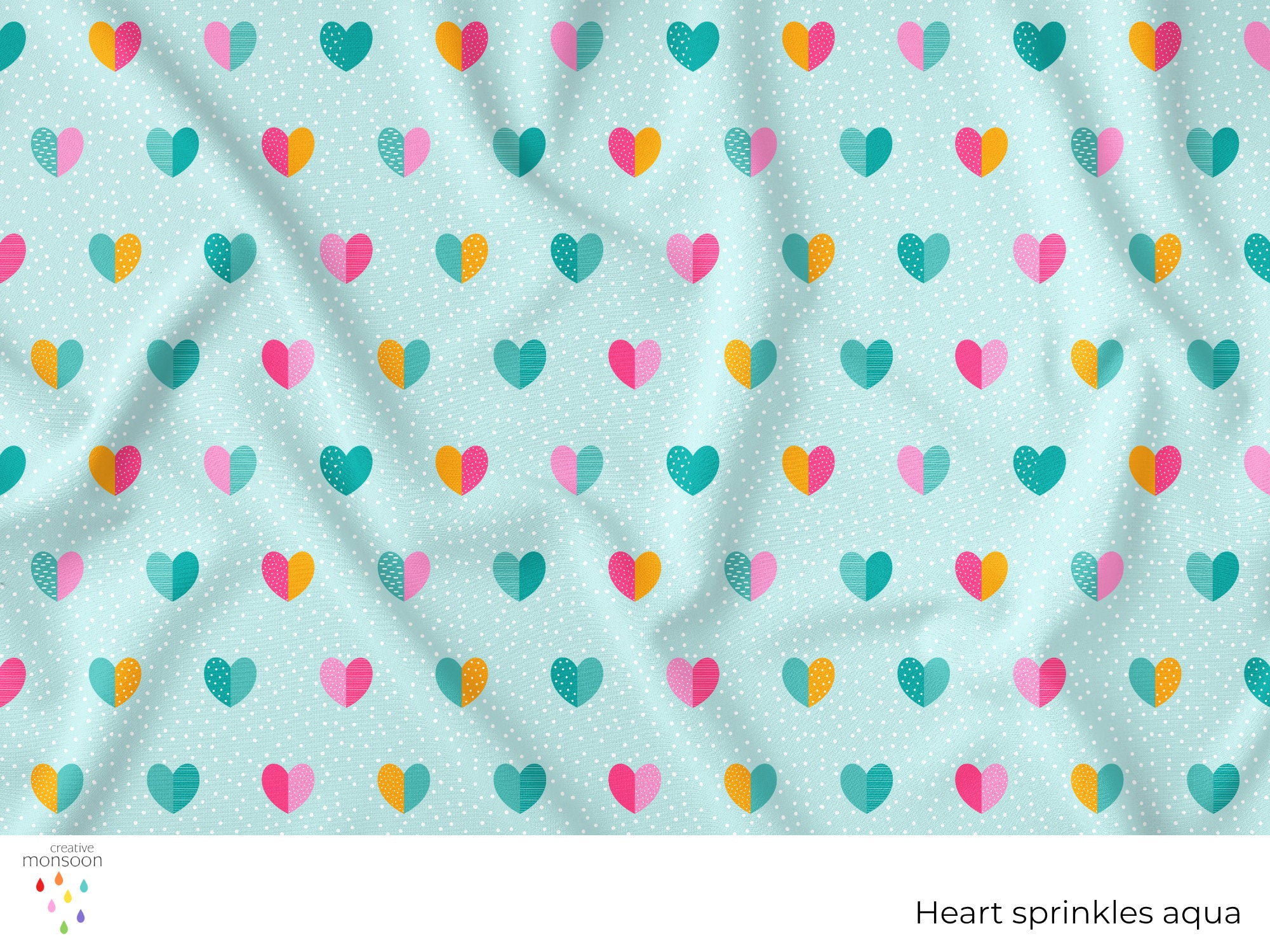 Heart sprinkles – creative monsoon