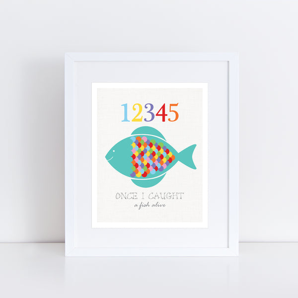 Nursery rhyme art print set – creative monsoon