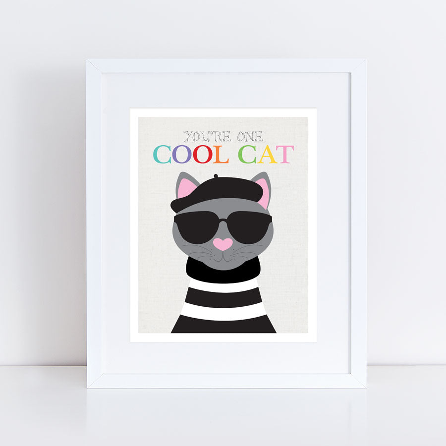 Beatnik cool cat print – creative monsoon