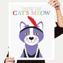 Flapper cat print – creative monsoon
