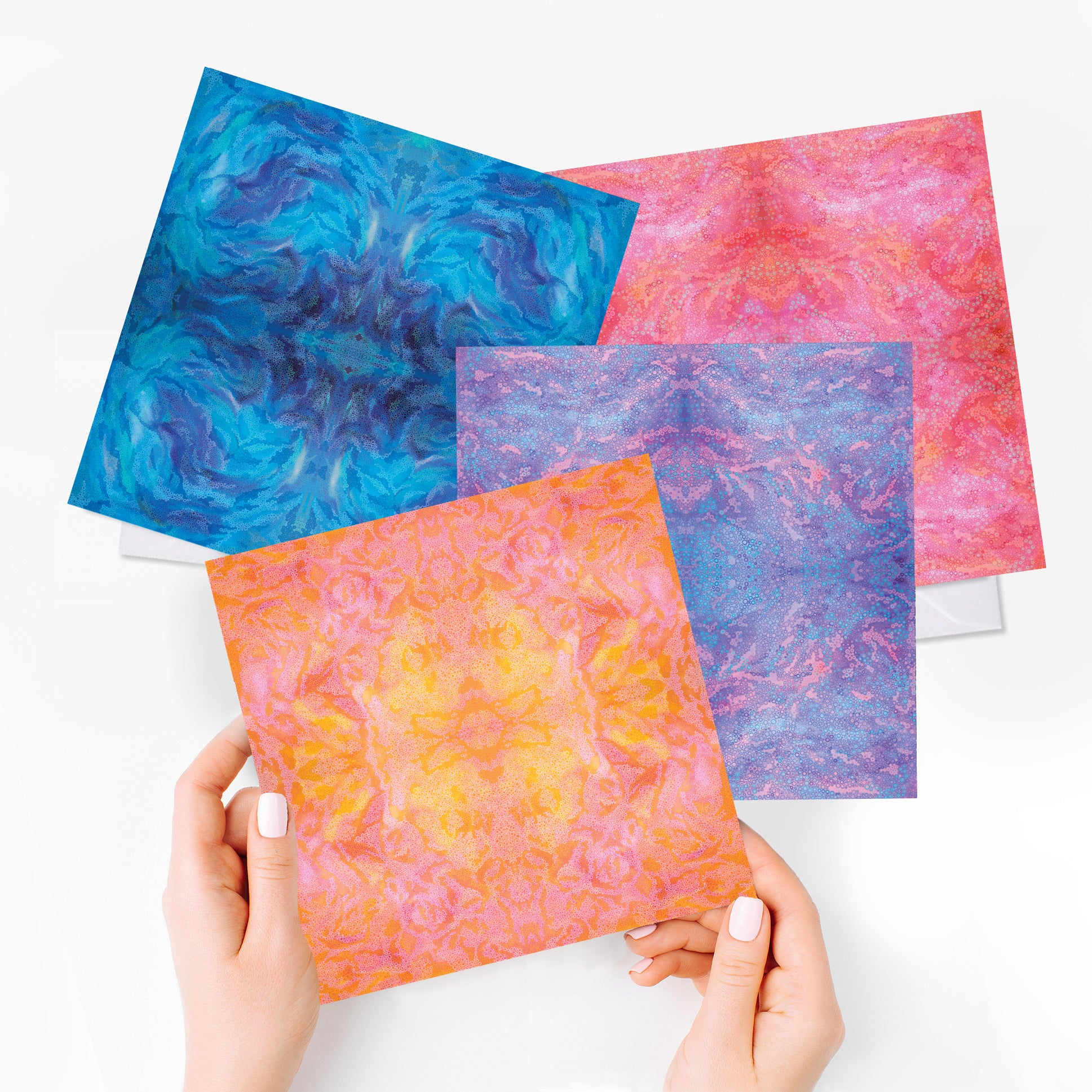 Mandala art greeting cards set of four – creative monsoon