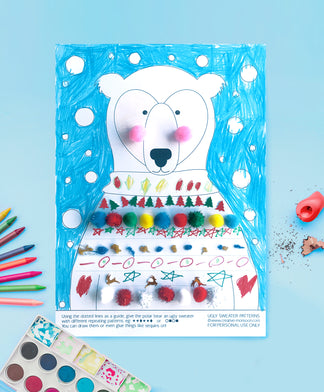 FREE ugly sweater pattern polar bear – creative monsoon